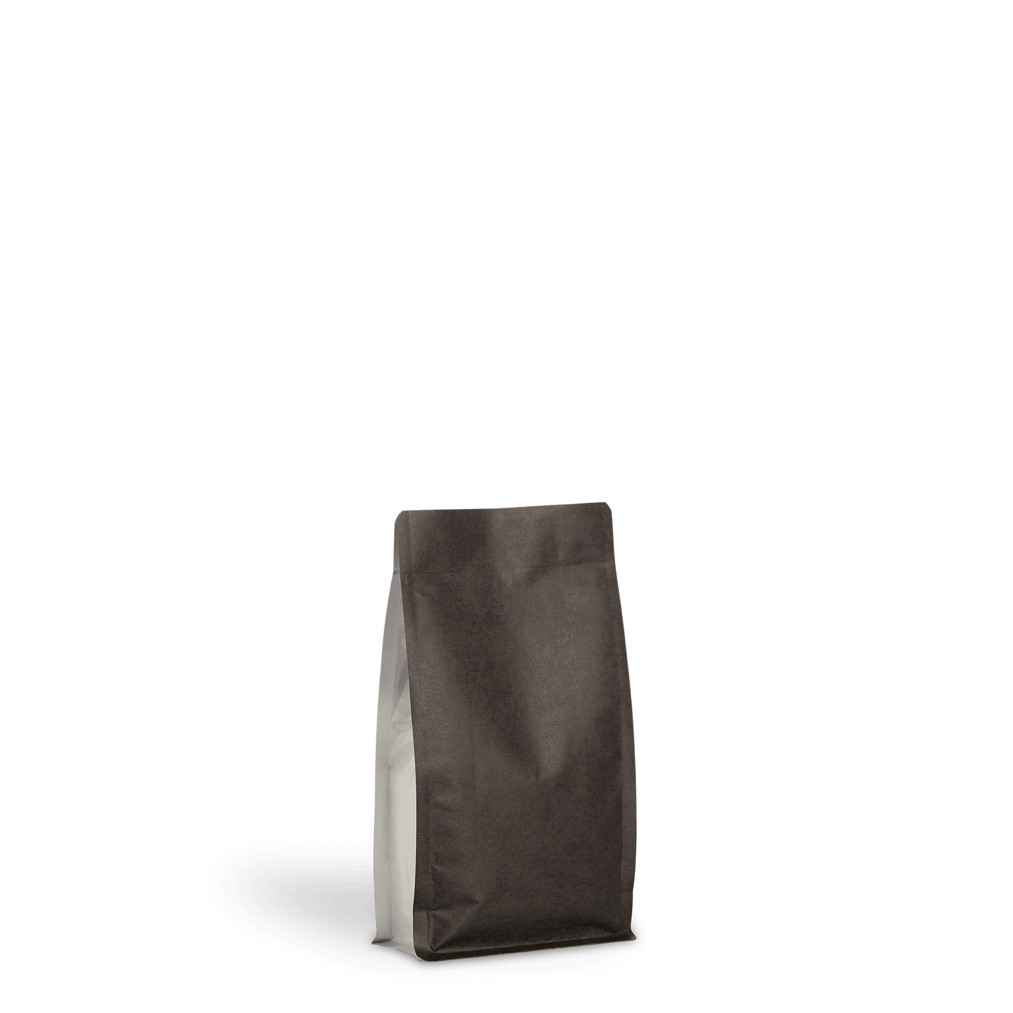 Box Bottom Bag with Clear Gusset