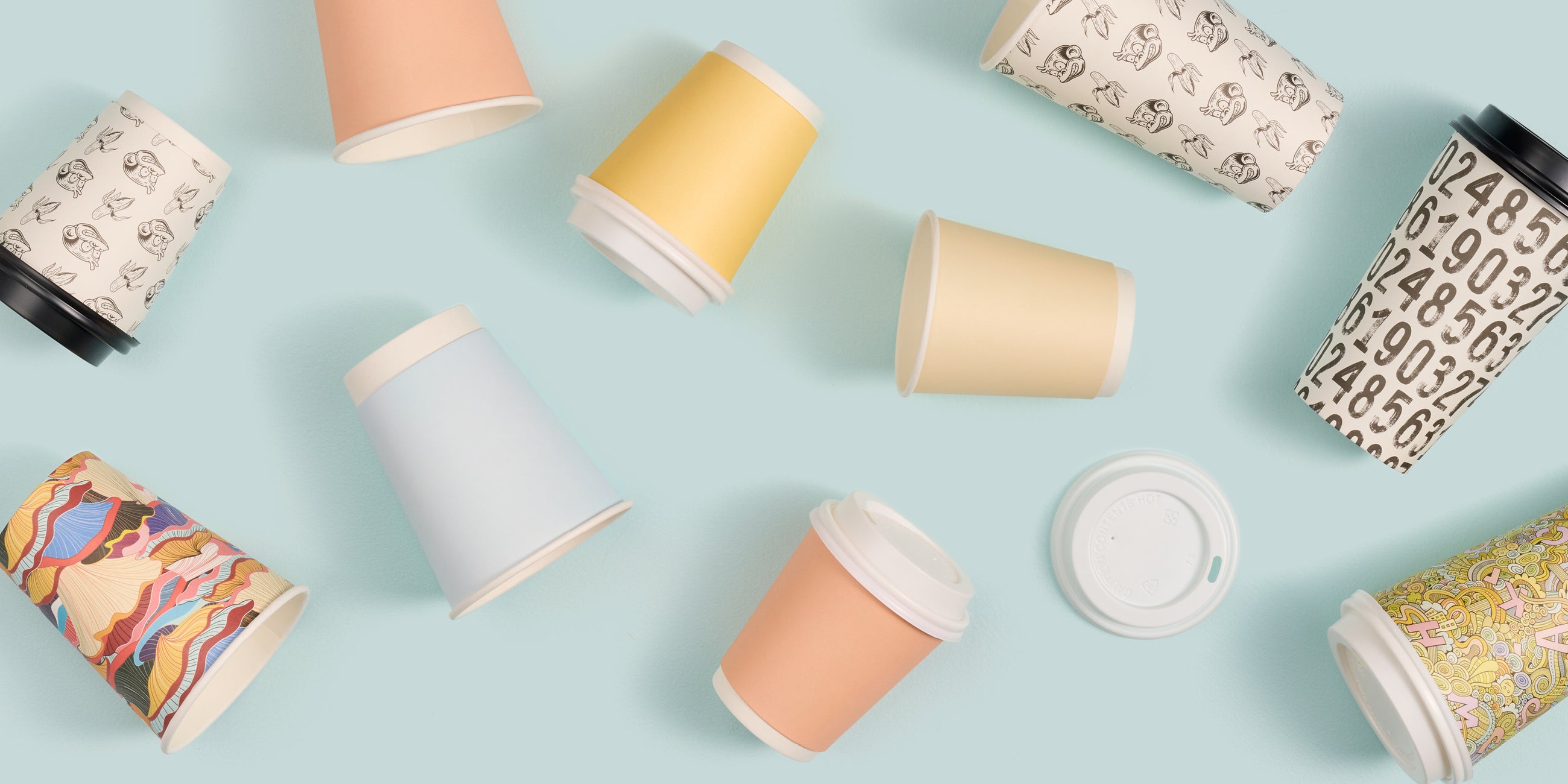 Custom Disposable Coffee Cups | Takeaway & Wholesale Options