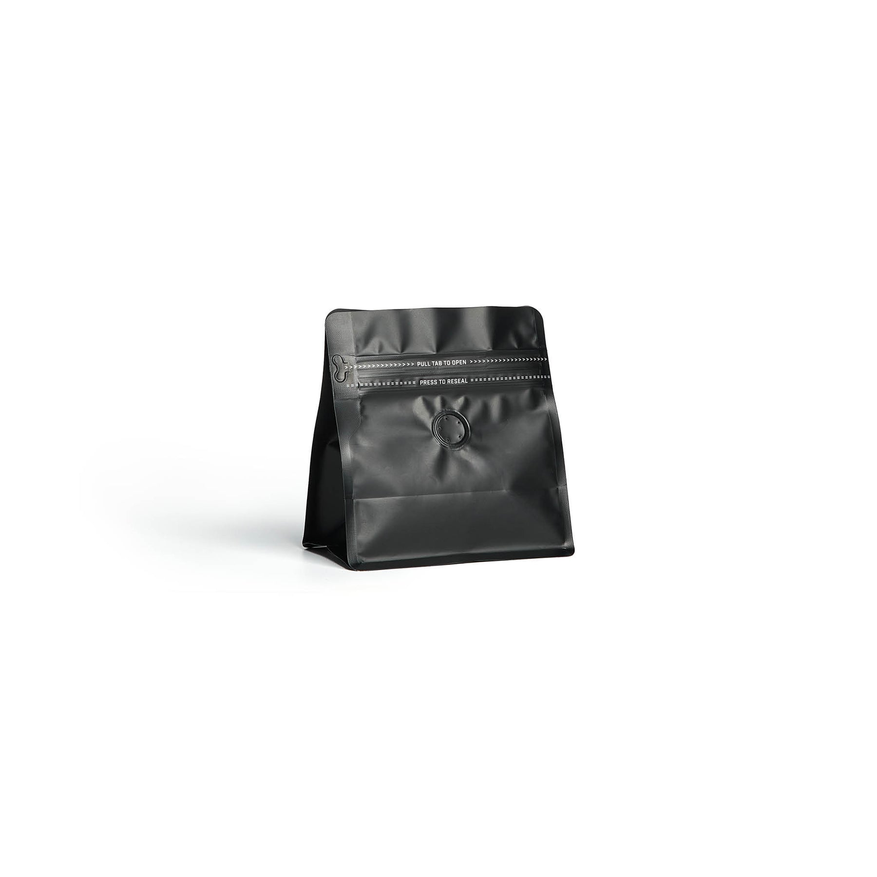Square Box Bottom Bag with Rippa Zipper and Valve