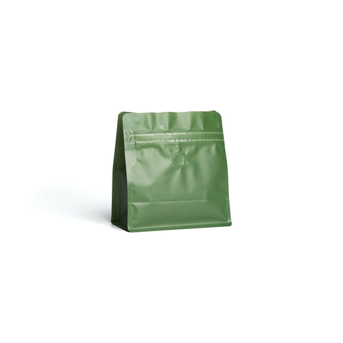 Square Box Bottom Bag with Rippa Zipper and Valve